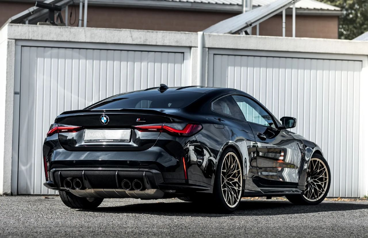 Con dos cilindros menos, el BMW M4 Coupé de MANHART es tan salvaje como ...