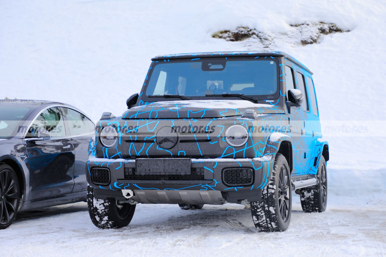 Estas nuevas fotos espía del Mercedes EQG 2024 revelan detalles del ...