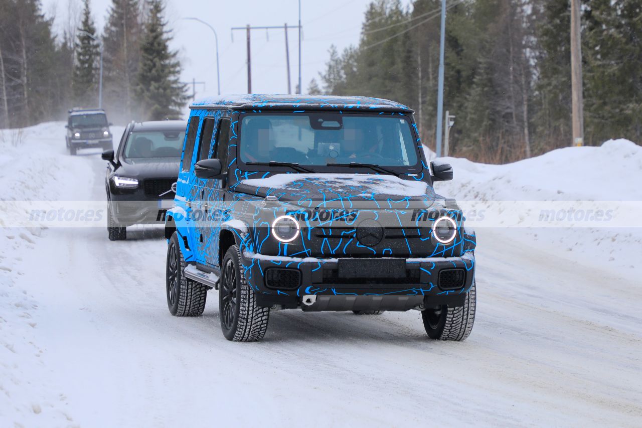 Estas nuevas fotos espía del Mercedes EQG 2024 revelan detalles del ...