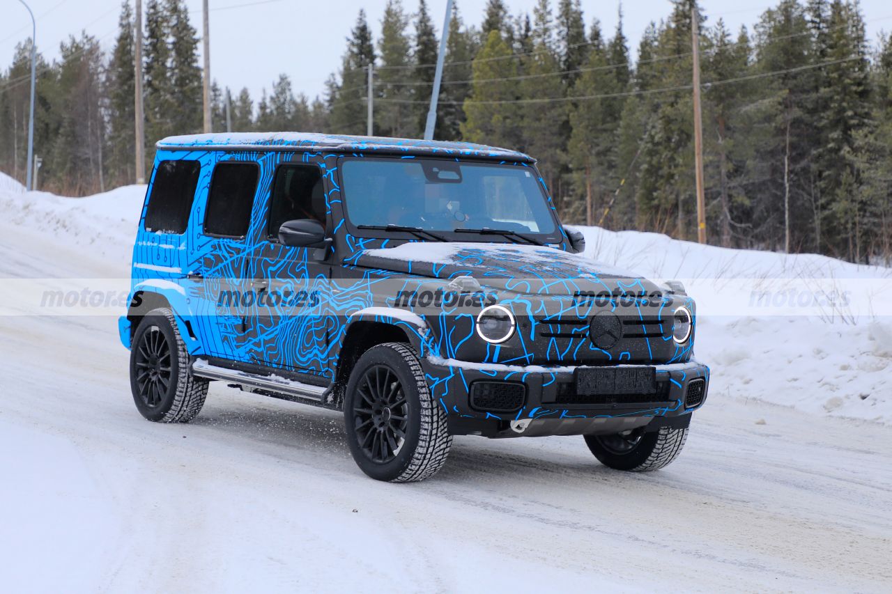 Estas nuevas fotos espía del Mercedes EQG 2024 revelan detalles del ...