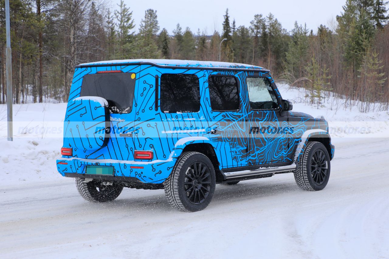 Estas nuevas fotos espía del Mercedes EQG 2024 revelan detalles del ...