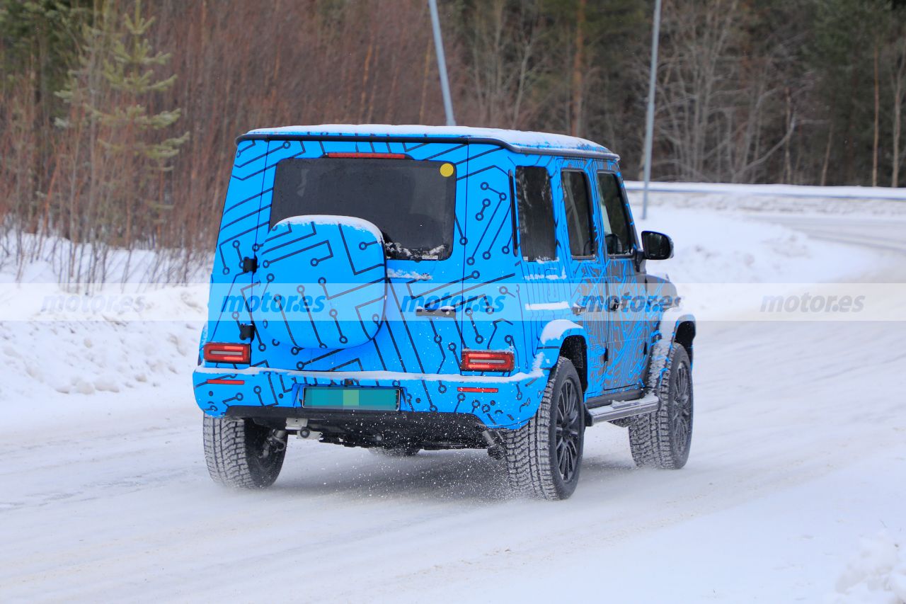 Estas nuevas fotos espía del Mercedes EQG 2024 revelan detalles del ...