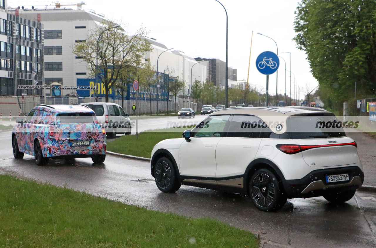 ¿Teme el nuevo MINI Countryman Eléctrico al smart #1? El SUV británico ...