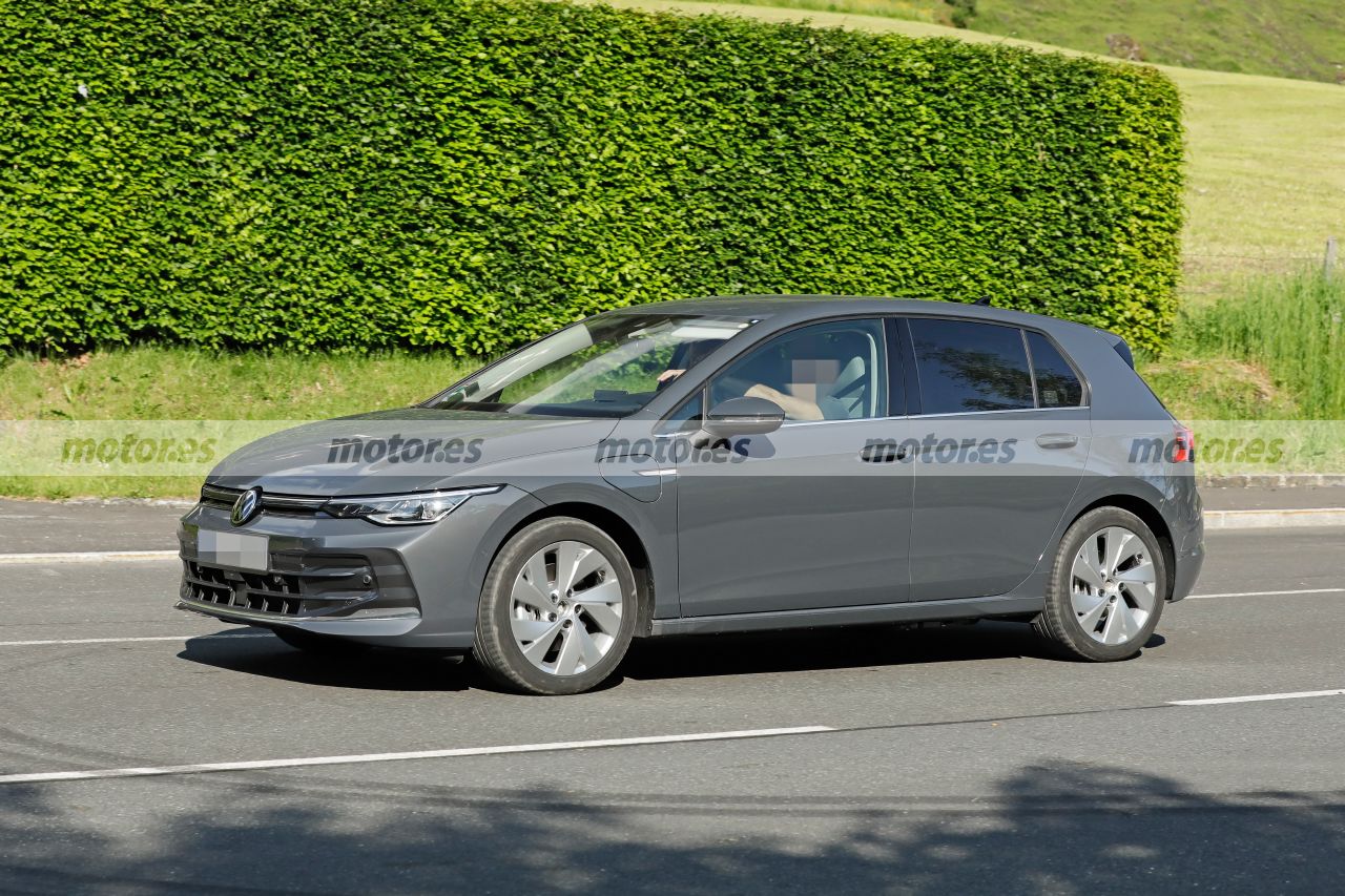 El Volkswagen Golf Facelift 2024 aparece ya en sus primeras fotos espía ...