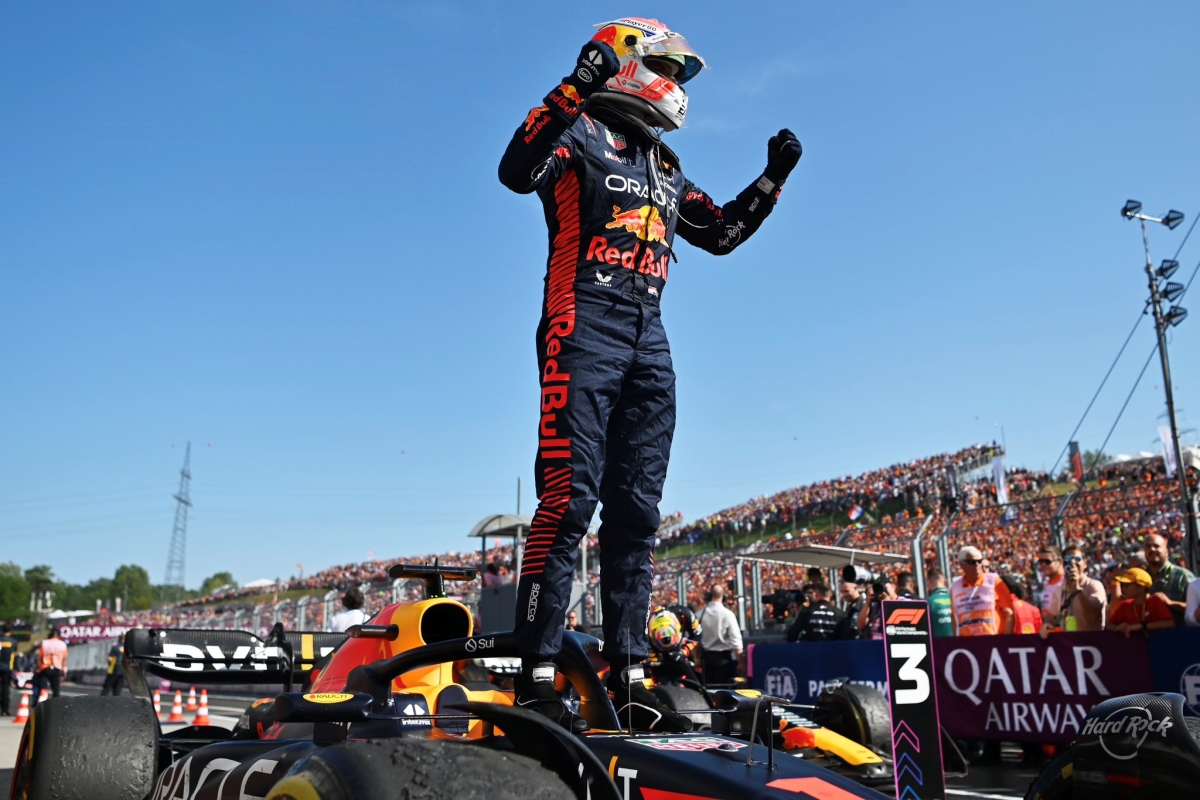 ¿Corren los rivales de Max Verstappen con un Fórmula 2? Obviamente, no ...