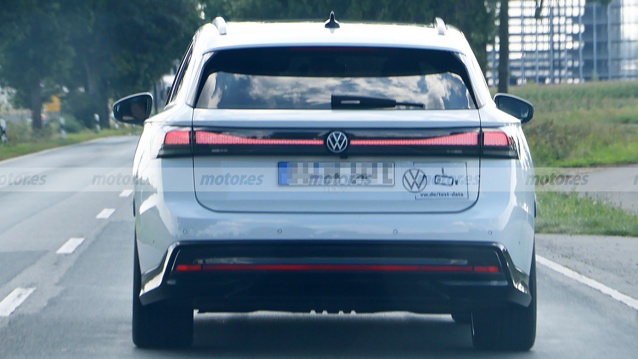 Totalmente al descubierto, el nuevo Volkswagen ID.7 Space (la ...