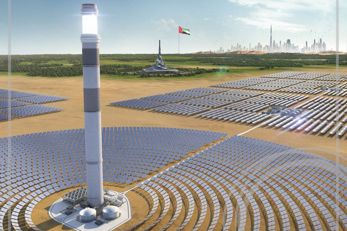 Así es la torre solar que funciona las 24 horas del día, una vuelta de ...