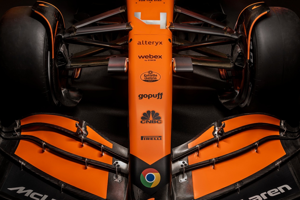 McLaren desvela los colores del MCL38 de Norris y Piastri para 2024