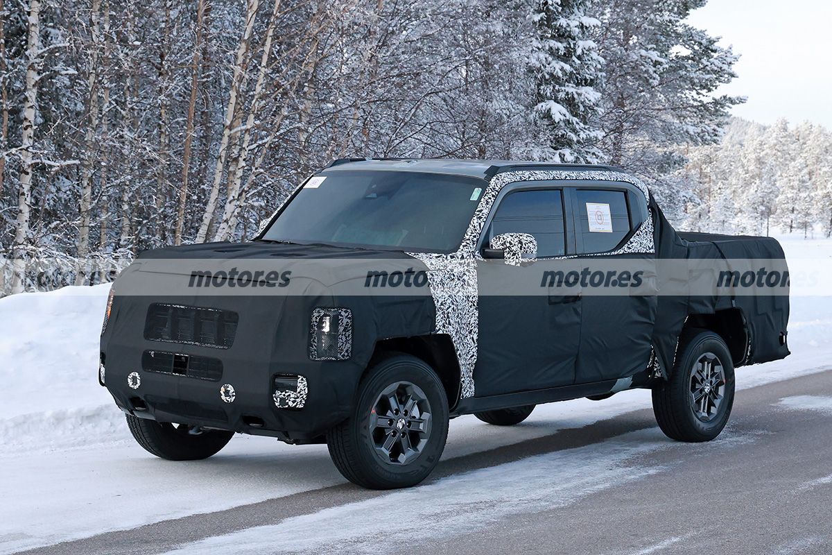 ¡A lo grande! El nuevo pick-up de KIA afronta nuevas pruebas en el ...