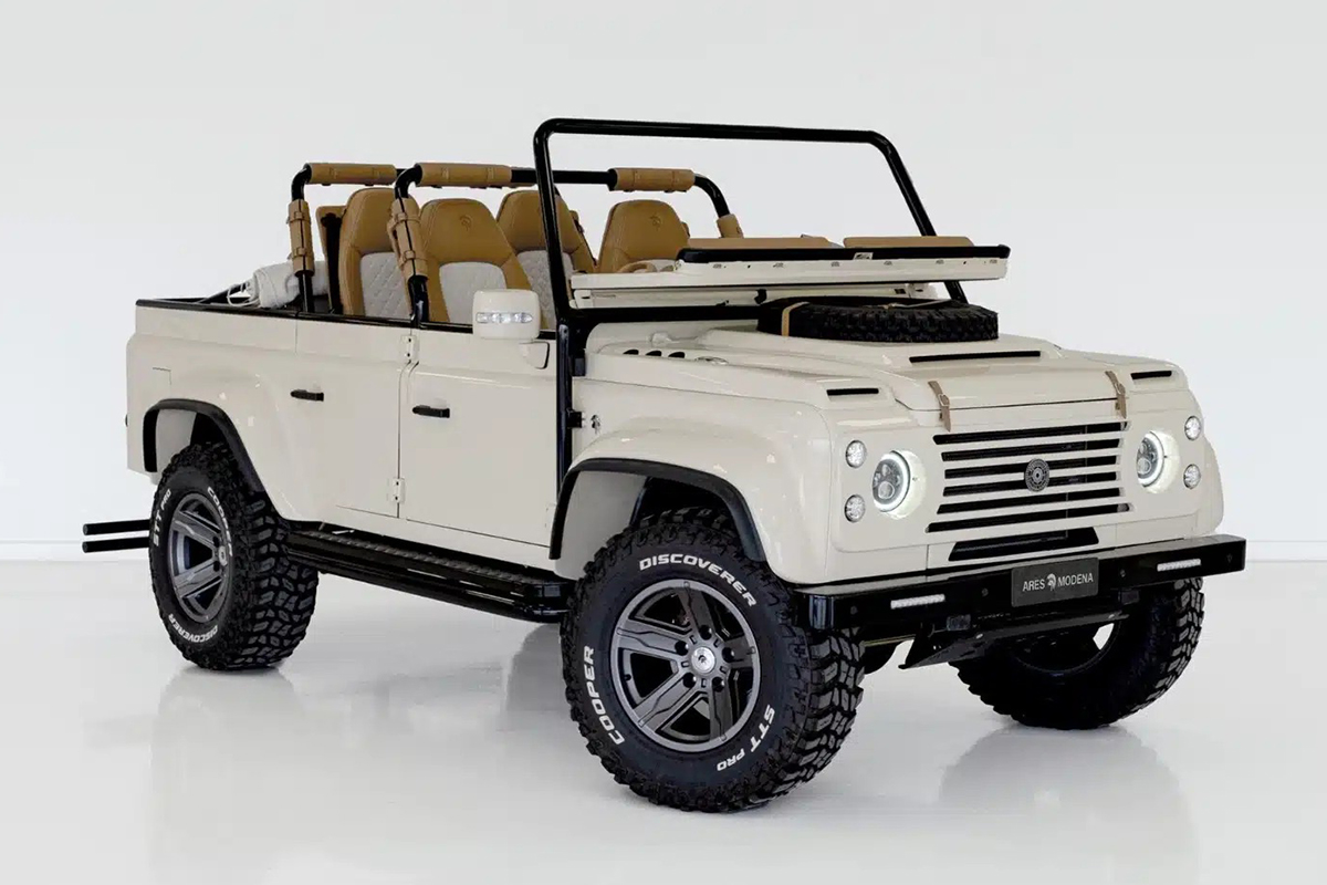 Ares Modena llama a los amantes de los clásicos con un Defender Cabrio ...
