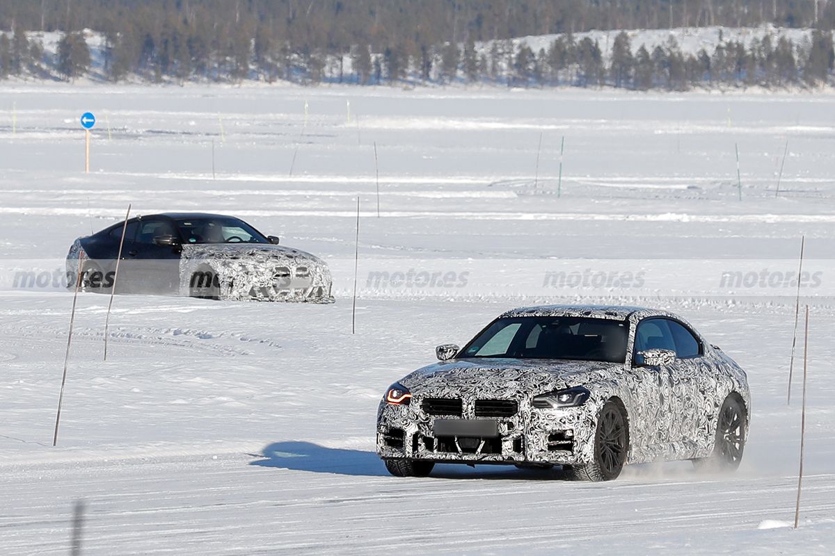 El nuevo BMW M2 CS se traslada a las pruebas de invierno tras un largo ...