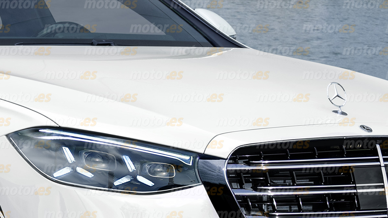 El Mercedes Clase S revela su imagen en este adelanto, una berlina más ...